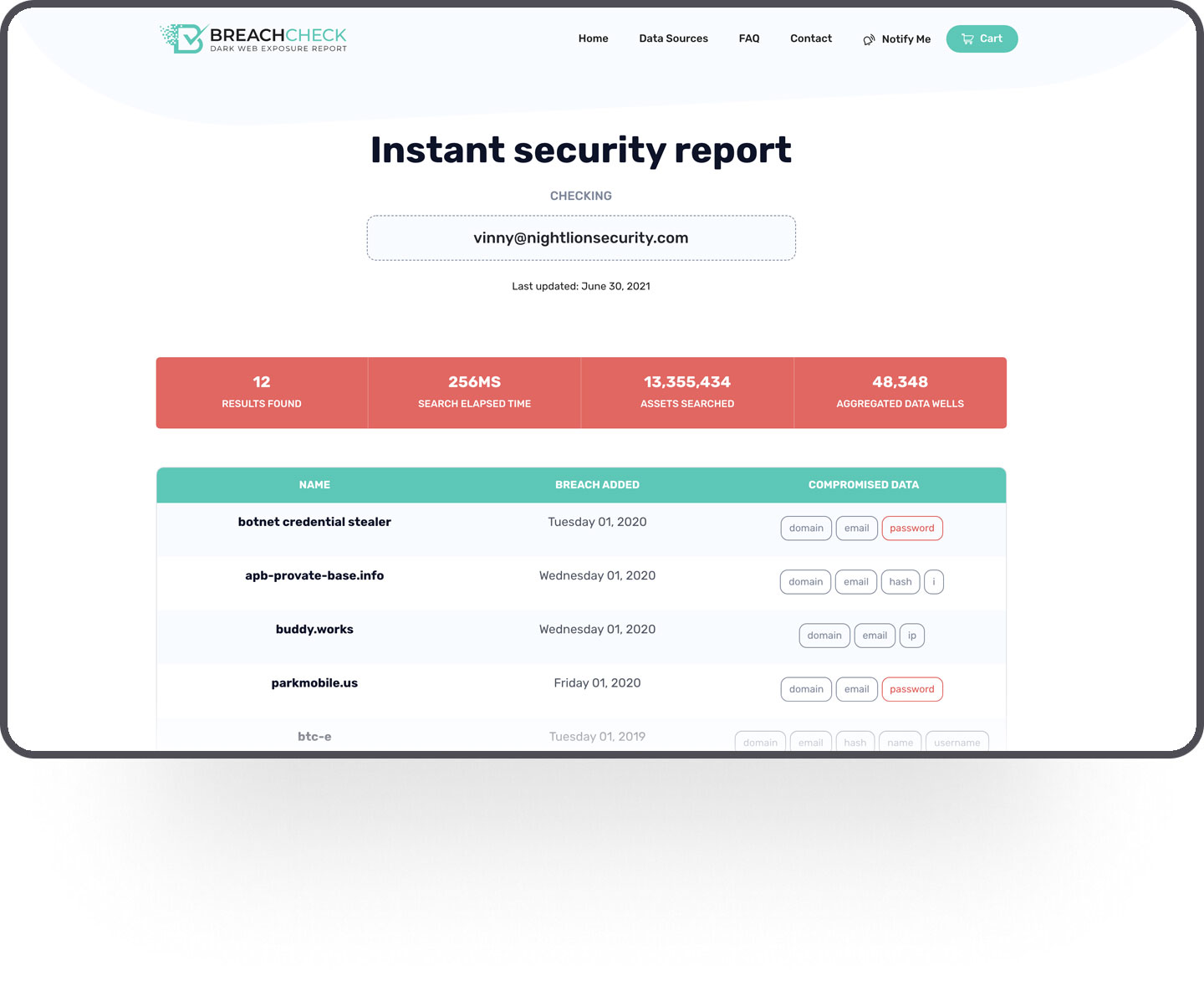 BreachCheck - Shadowbyte